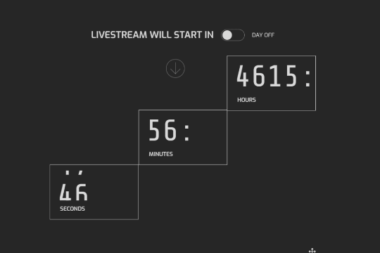 Countdown Sliding Timer Webflow